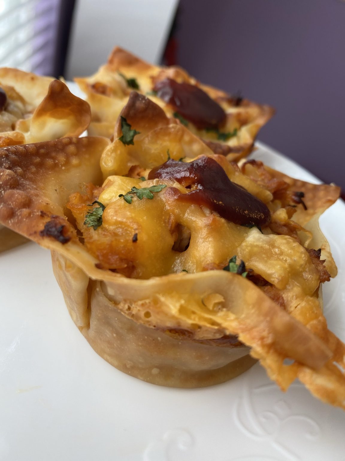 Hawaiian BBQ Chicken Cups